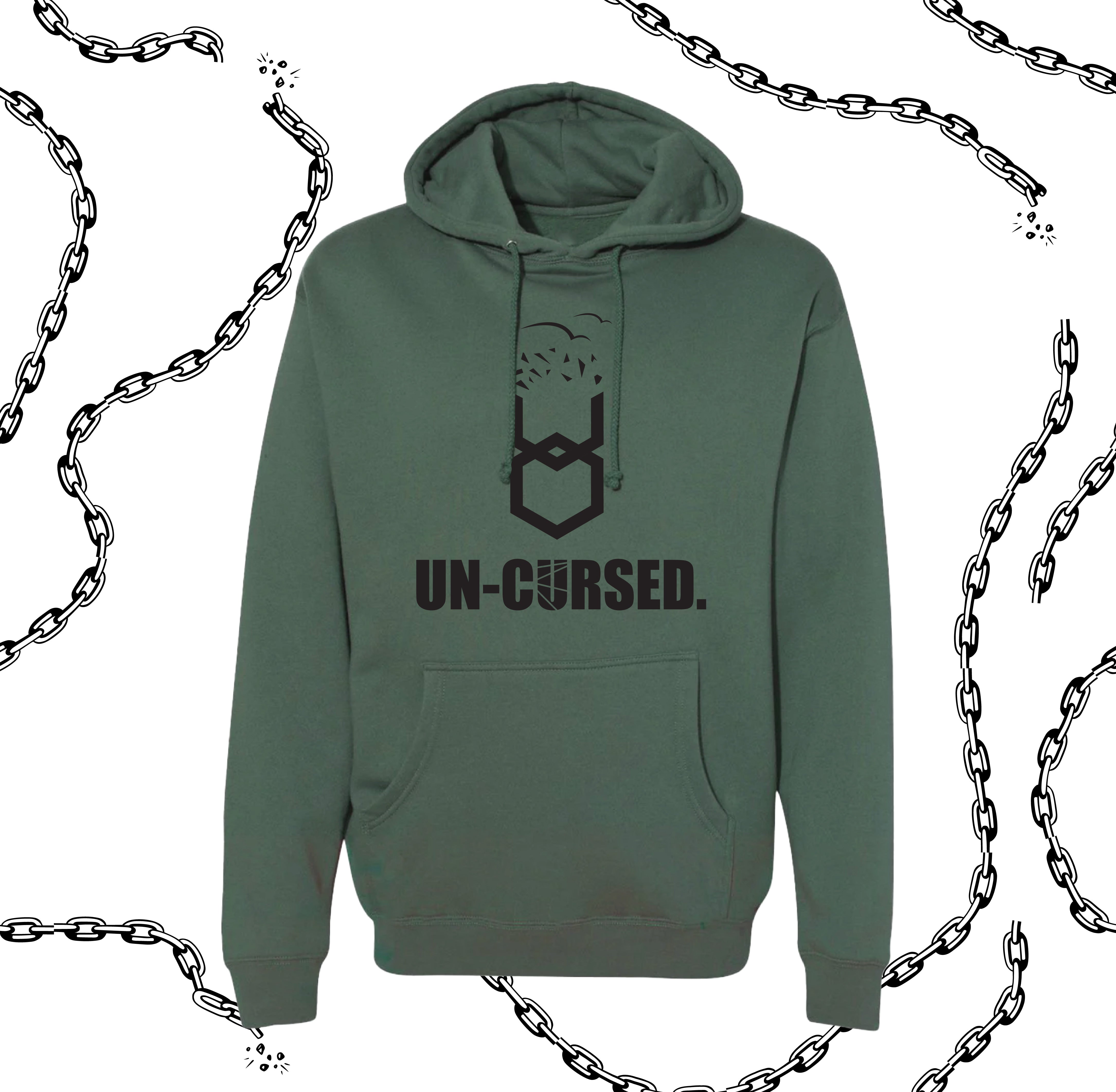 Army Green - Un-Cursed Hoodie – Un-cursed